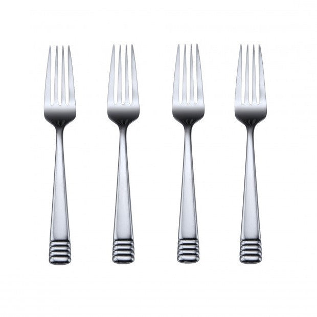 Oneida Culinaria Set of 4 Dinner Forks - 8" long Heavy stainless ...